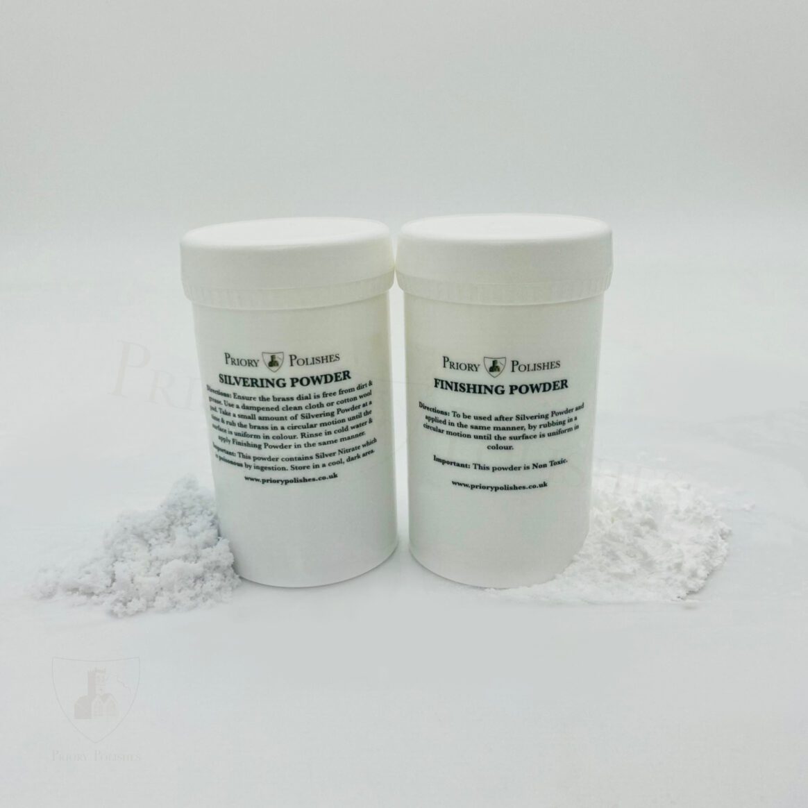 Antique Clock Dial Silvering Powder & Finishing Powder - Priory Polishes