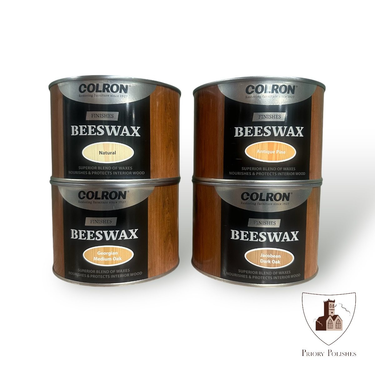 Colron Beeswax – 400g – All Tinted Colours - Priory Polishes
