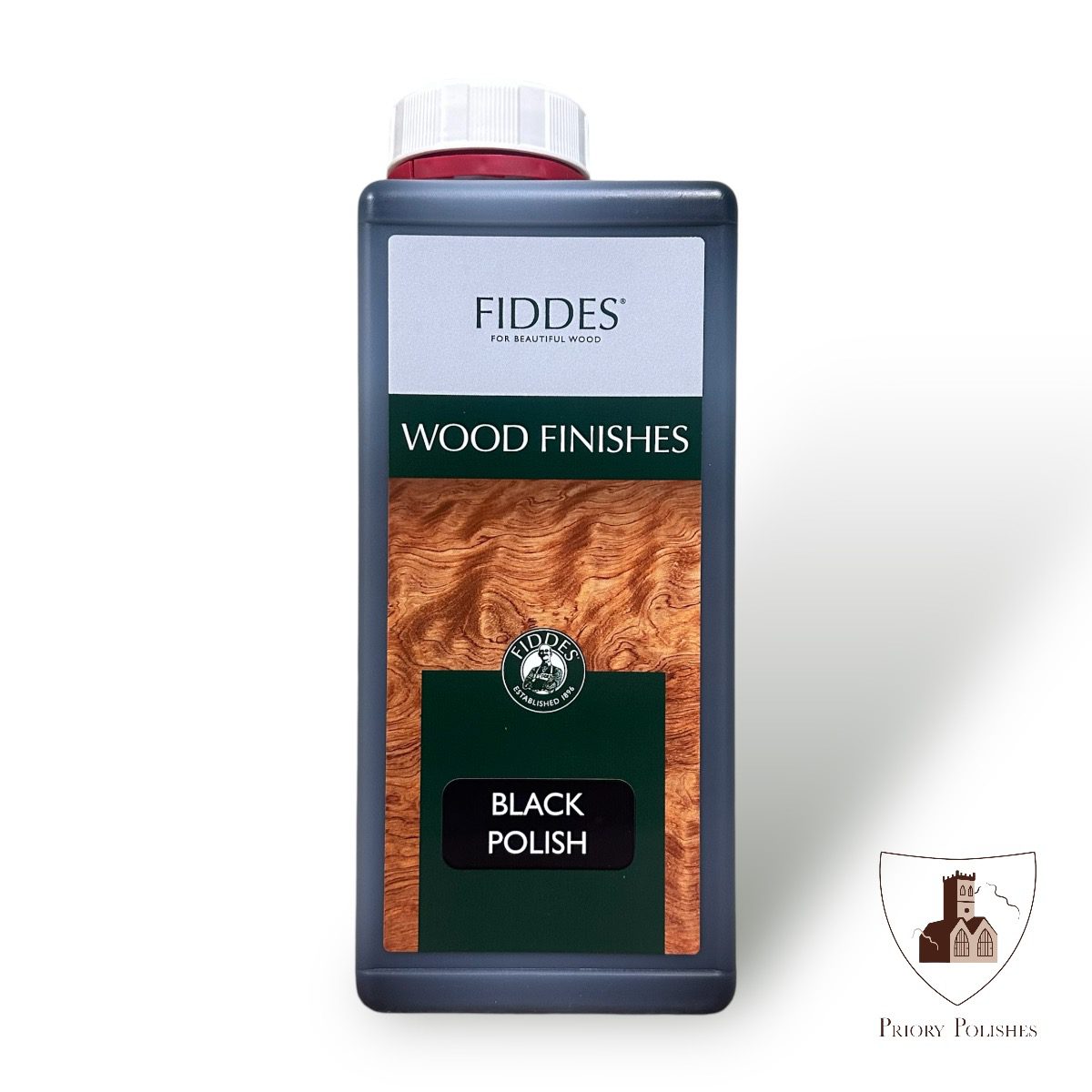Fiddes Black Polish - 1 Litre - Priory Polishes