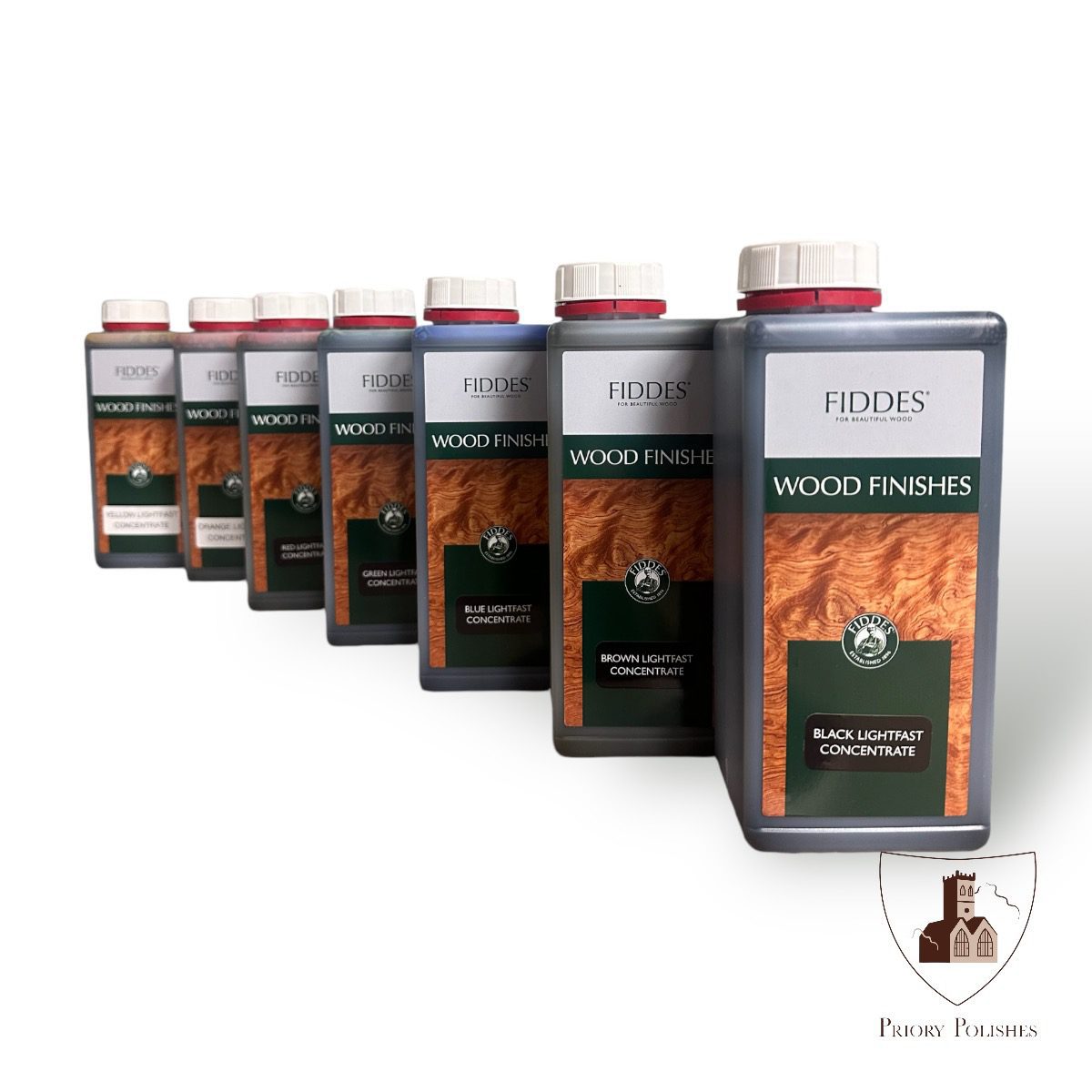 Fiddes Light Fast Concentrated Wood Stain - 1 Litre - Priory Polishes