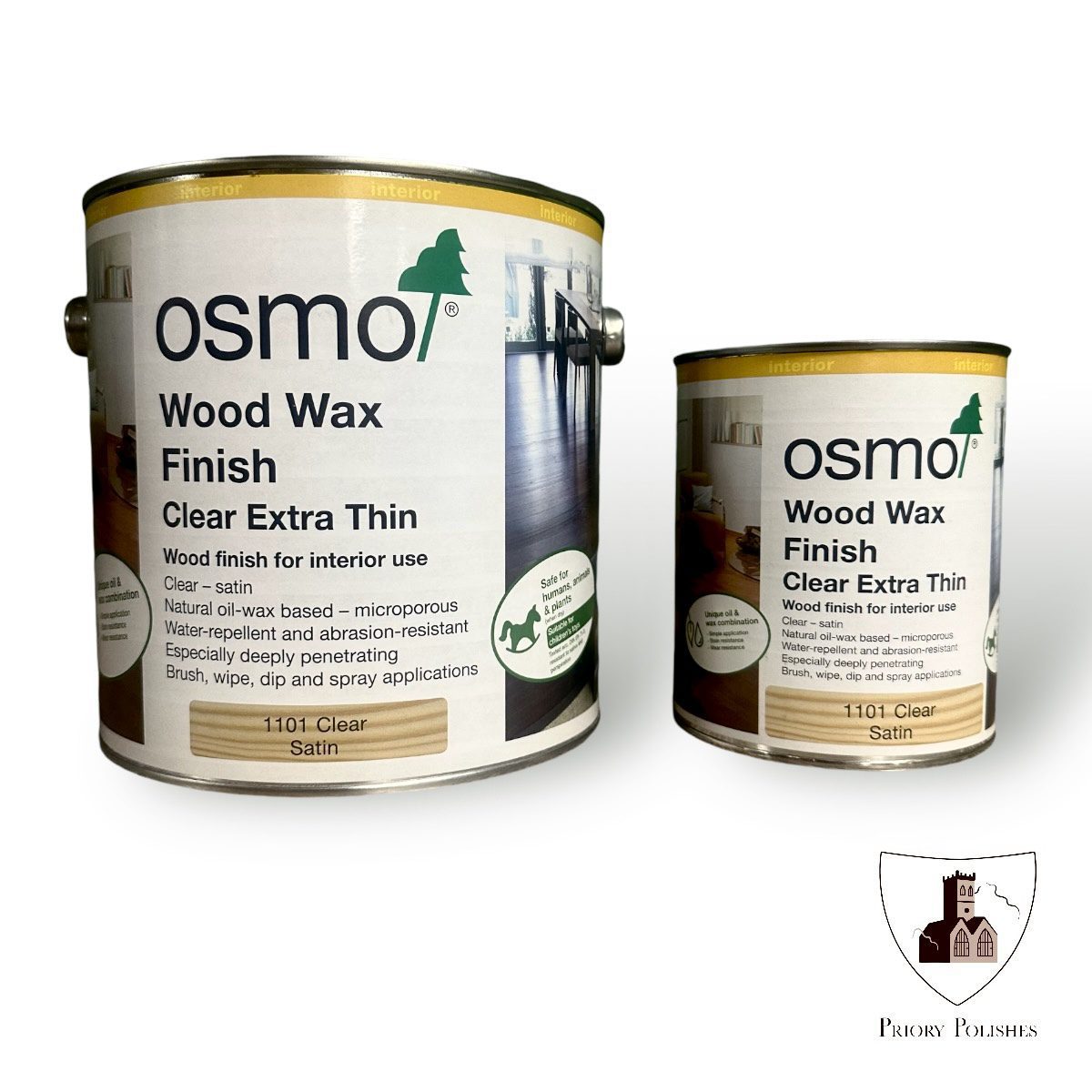 Osmo Wood Wax Extra Thin - 1101 - Priory Polishes