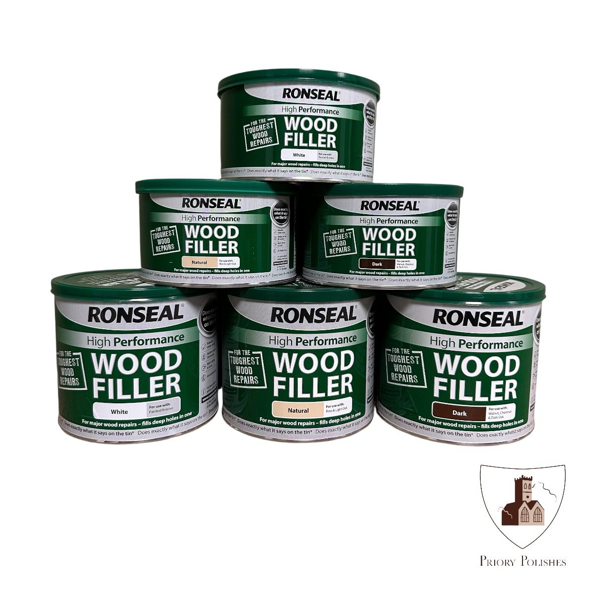 Ronseal High Performance Wood Filler - Priory Polishes