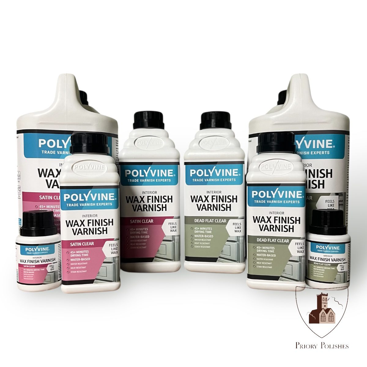 Polyvine Wax Finish Varnish | Satin | Dead Flat