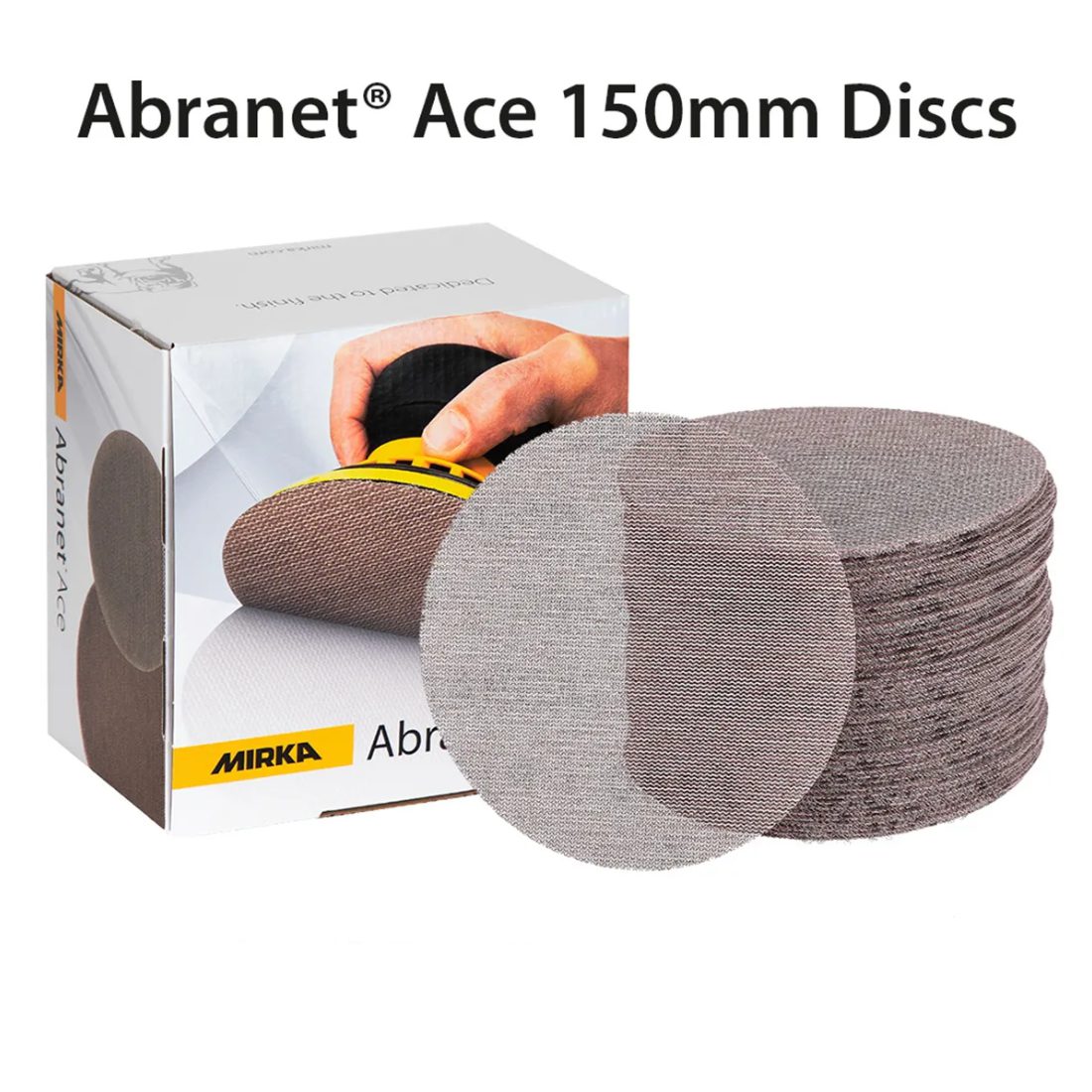 Mirka Abranet Ace 150 Mm Sanding Discs - Priory Polishes