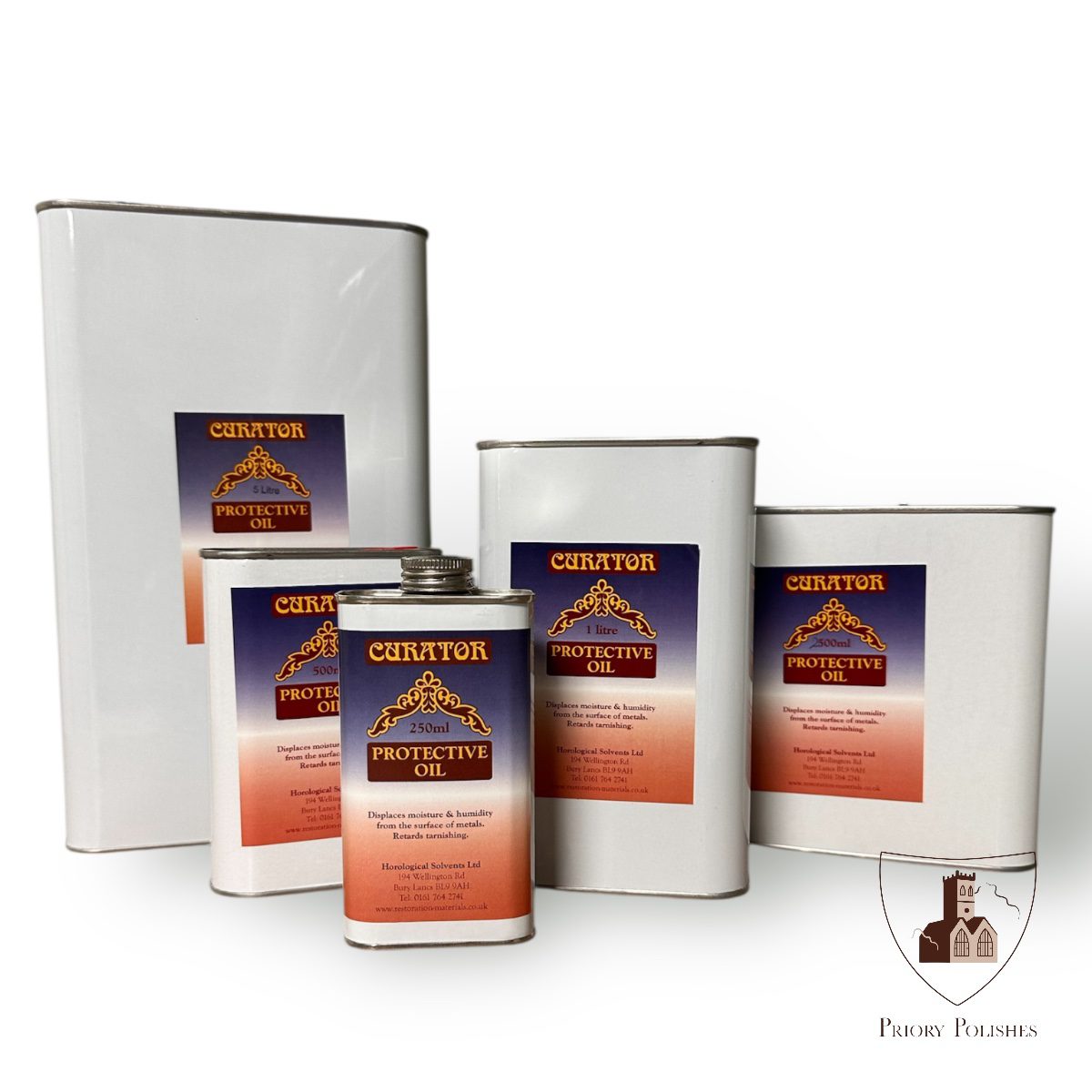 Curator Protective Oil For Metal Finishing & Restoration